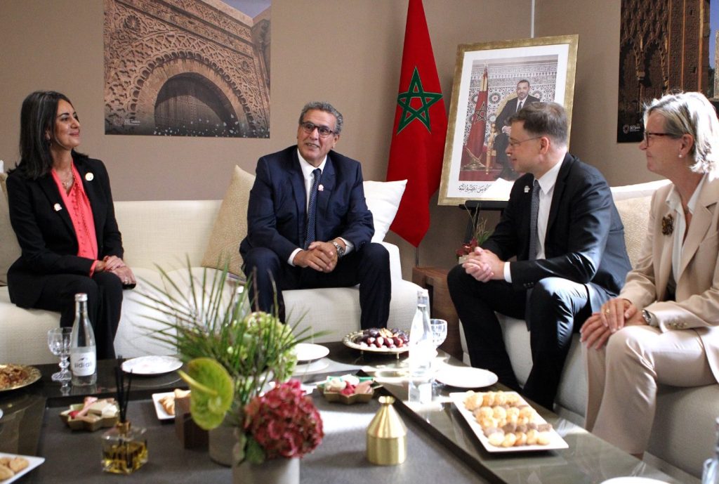 Assemblées BM-FMI : Akhannouch s'entretient avec le vice-président exécutif de la Commission ...