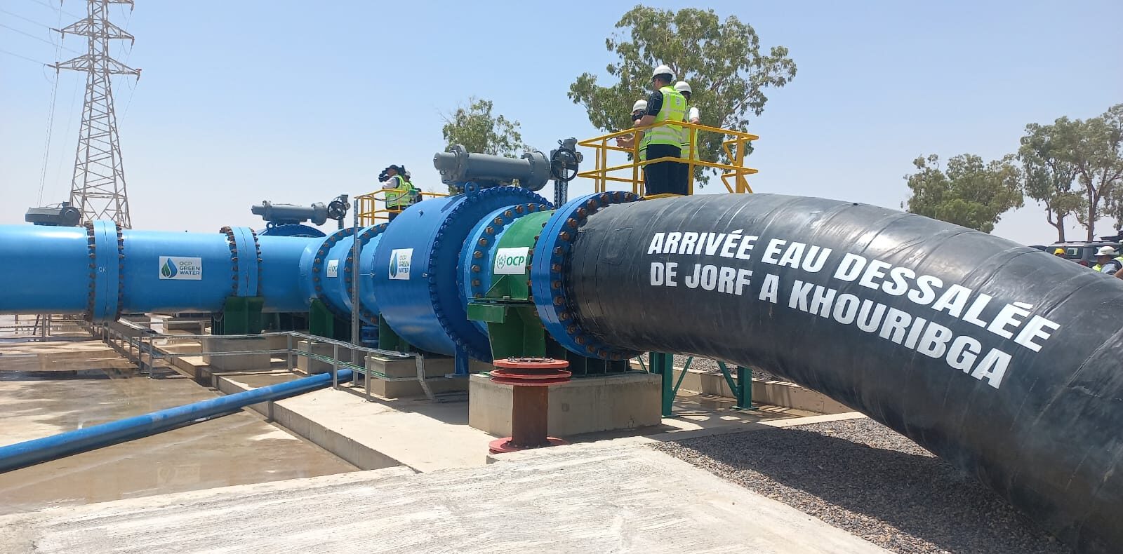 Dessalement : OCP lance le pipeline Jorf-Khouribga