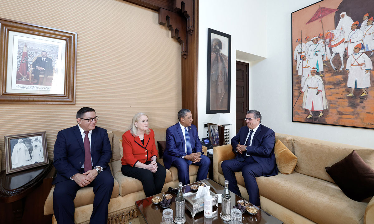 Maroc-USA: Aziz Akhannouch s'entretient avec une délégation du Congrès ...